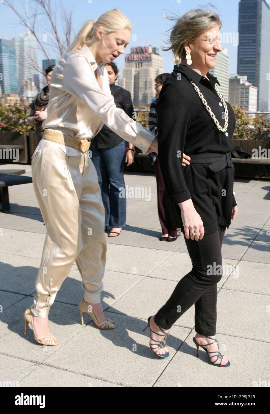 **FOR USE WITH AP LIFESTYLES** Model Anastasia Khozisova, left, of ...