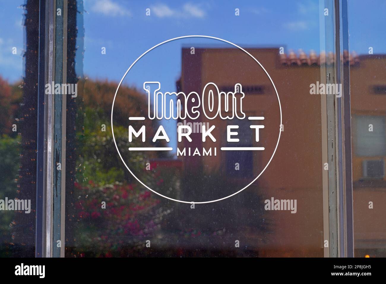 MIAMI BEACH, FL -15 FEB 2023- View of theTime Out Market Miami, an ...