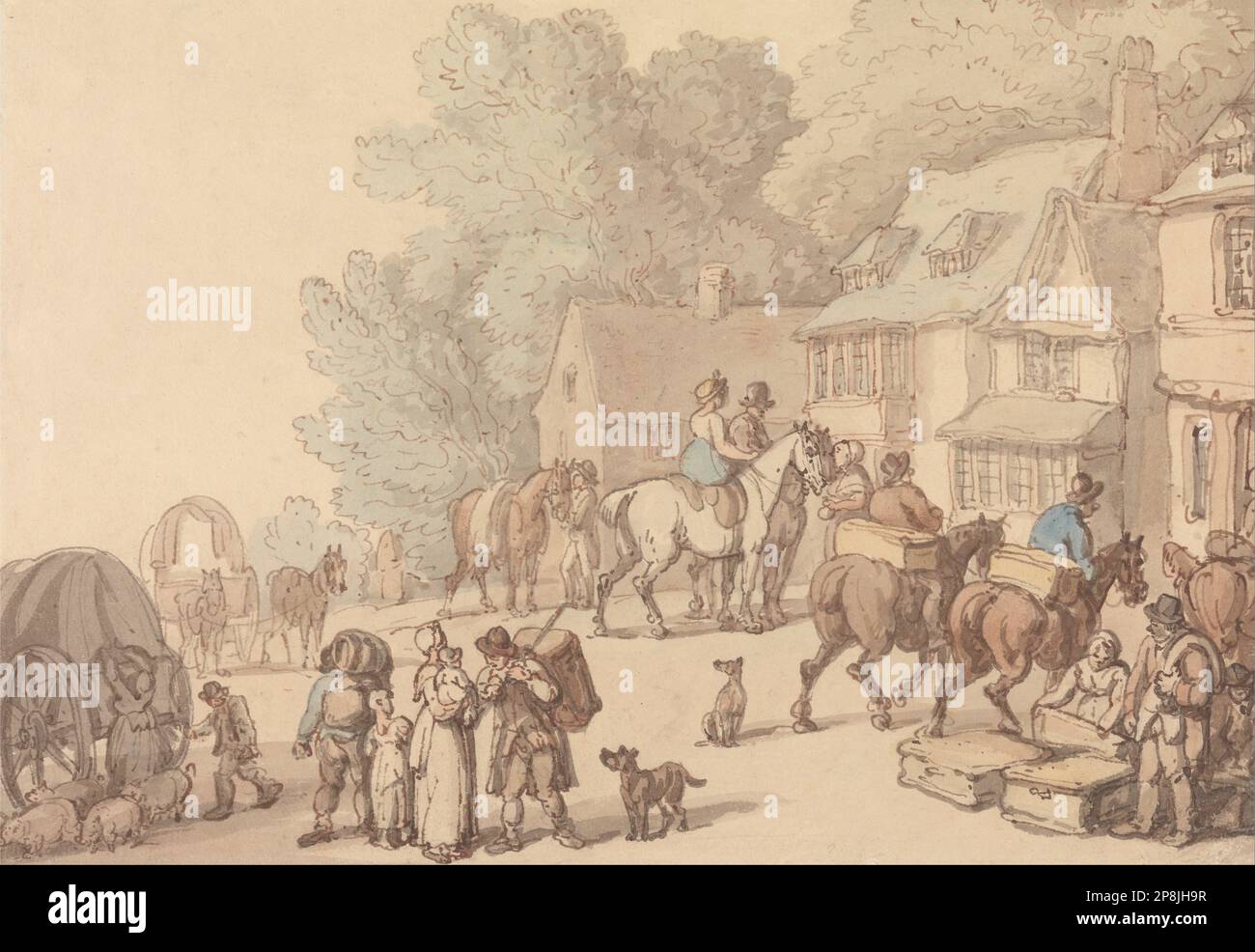 Cartoon inn hi-res stock photography and images - Alamy