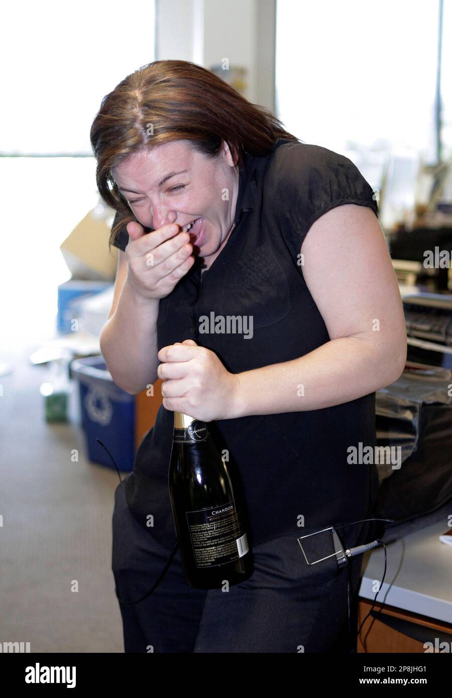Las Vegas Sun reporter Alexandra Berzon celebrates the paper's Pulitzer ...