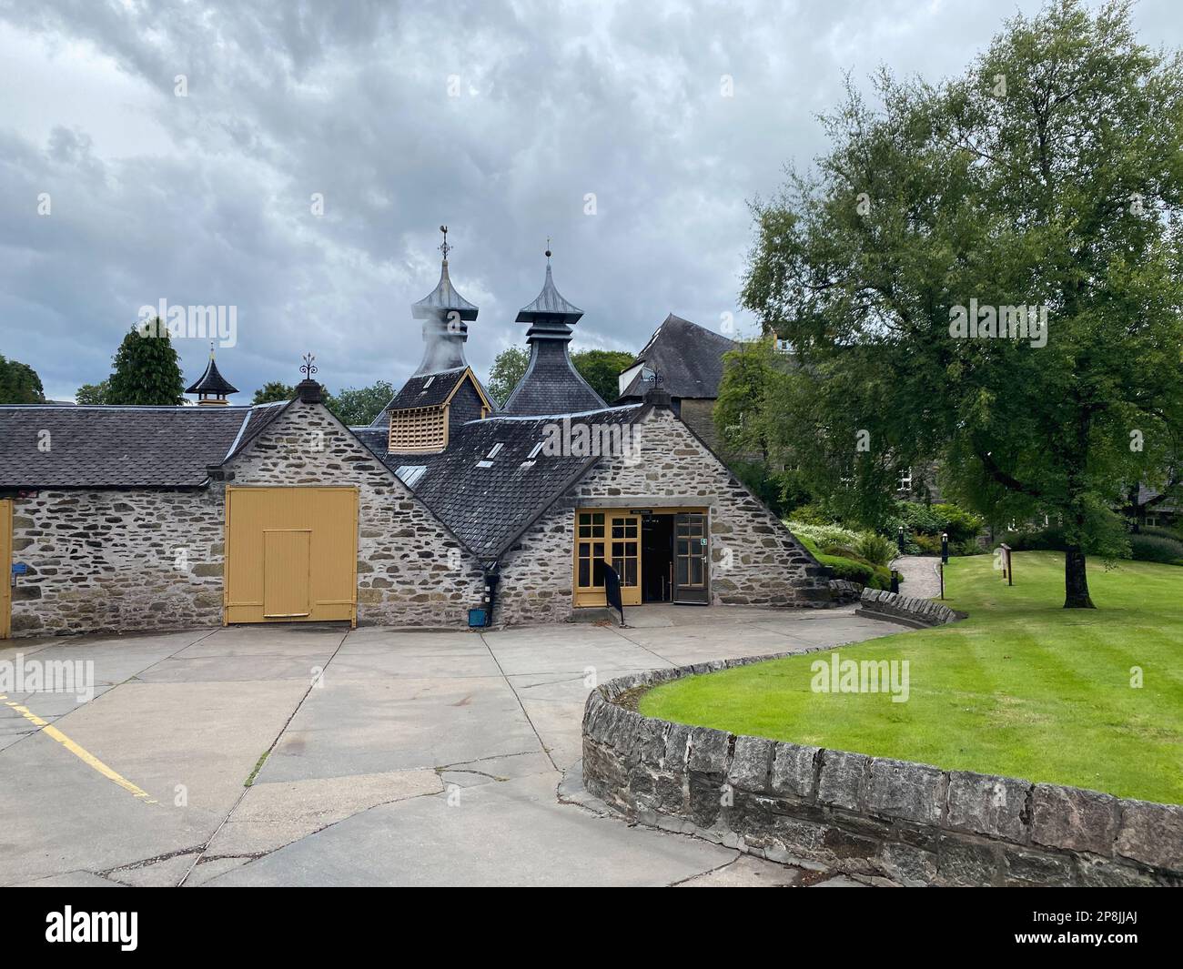 Keith,Scotland - August 6,2022:Strathisla distillery in Keith is a ...