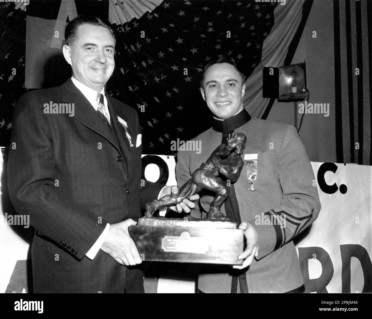 FILE - In this Jan. 5, 1946, file photo, Army football team member ...