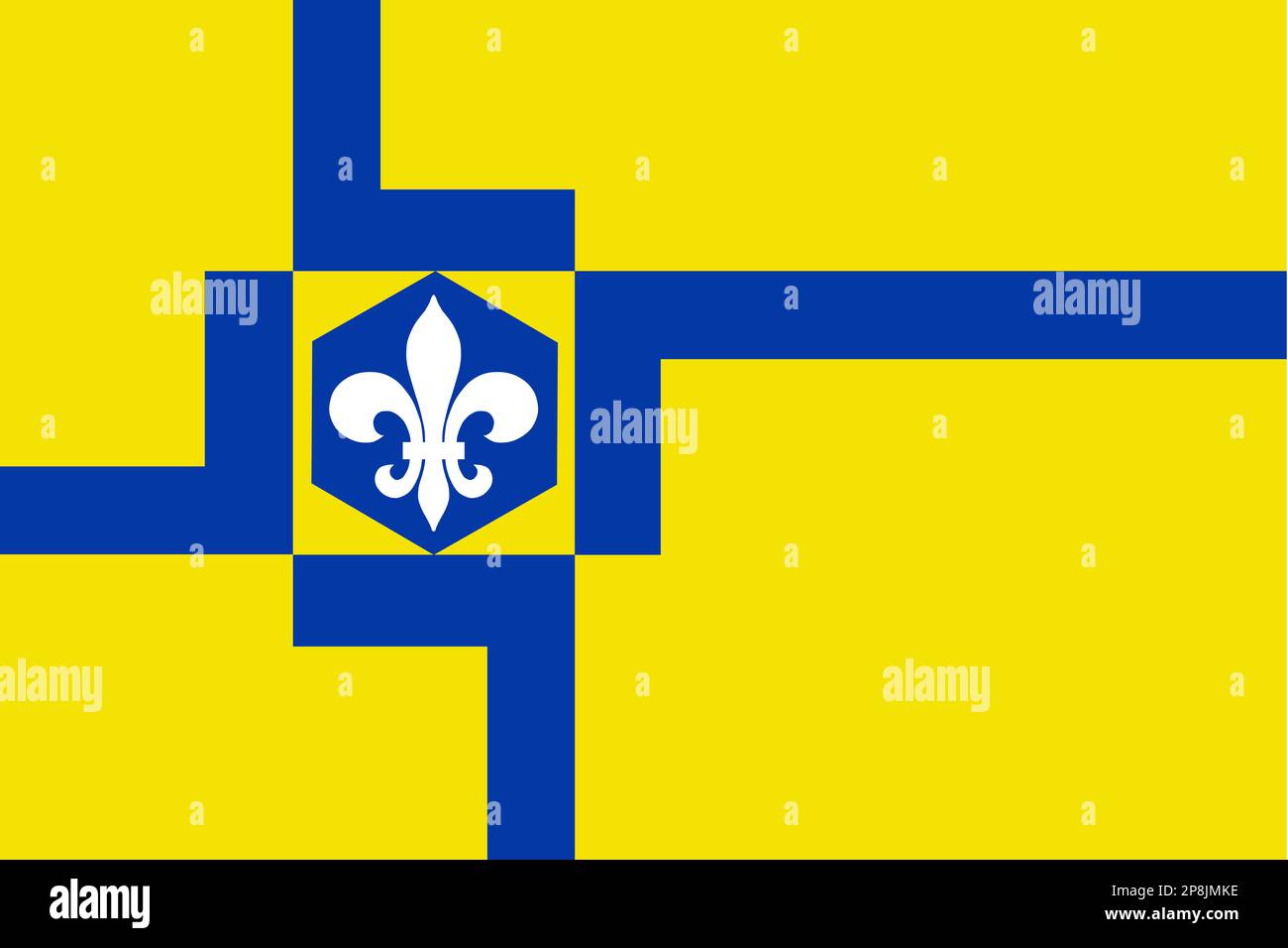 Flag of Lelystad Stock Photo - Alamy
