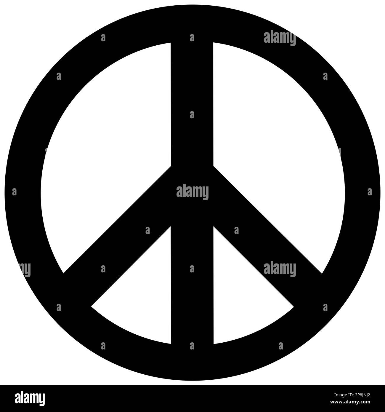 British Campaign for Nuclear Disarmament symbol Stock Photo - Alamy