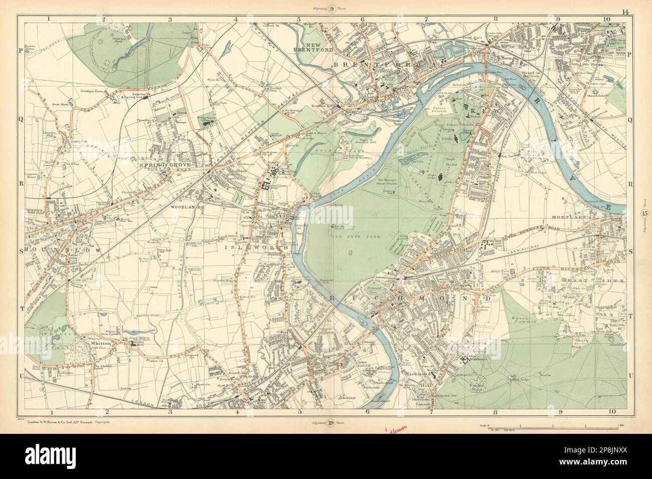 RICHMOND/HOUNSLOW Kew Isleworth Brentford Spring Grove Mortlake. BACON ...