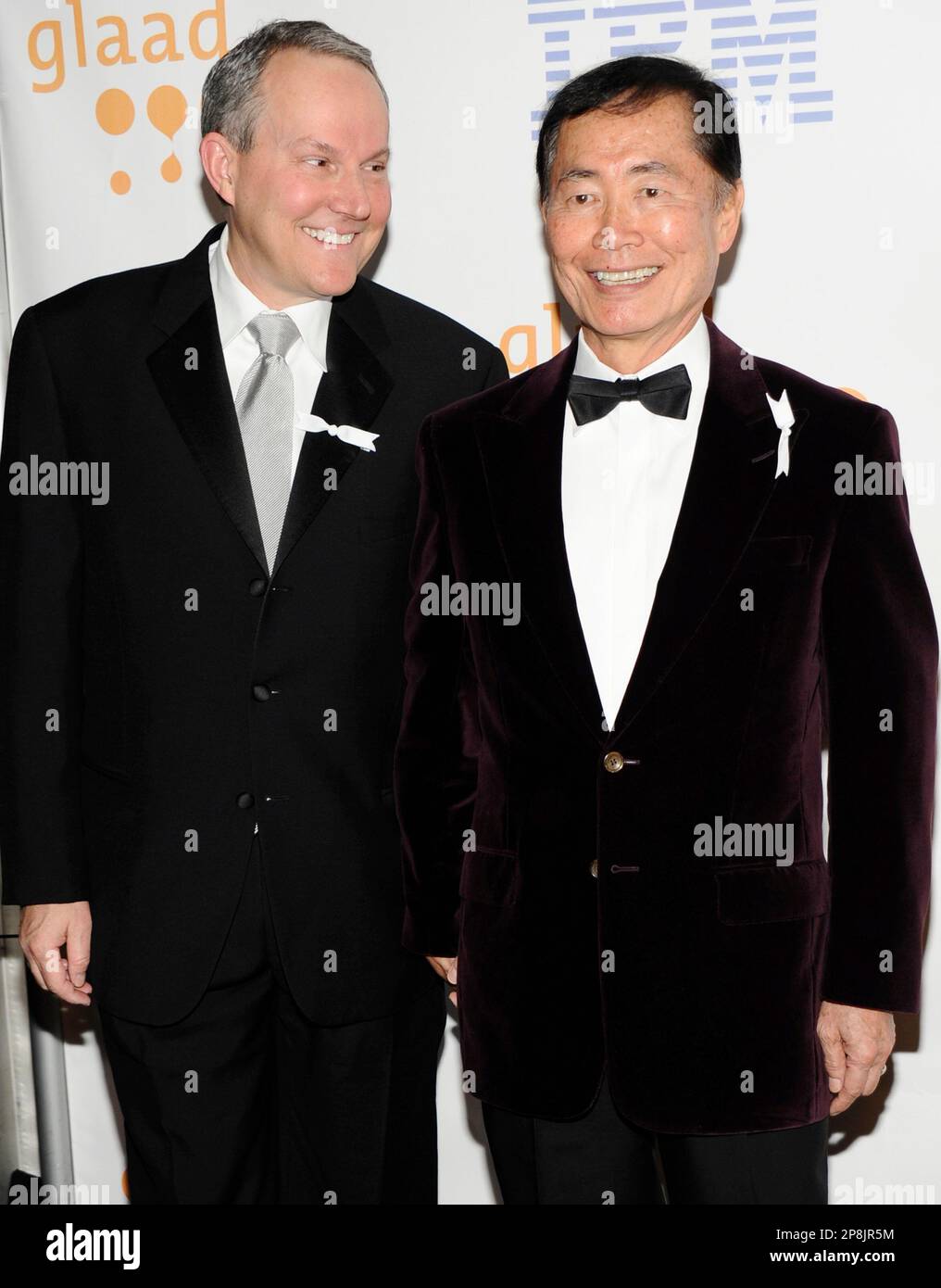 George Takei And Brad Altman Kiss