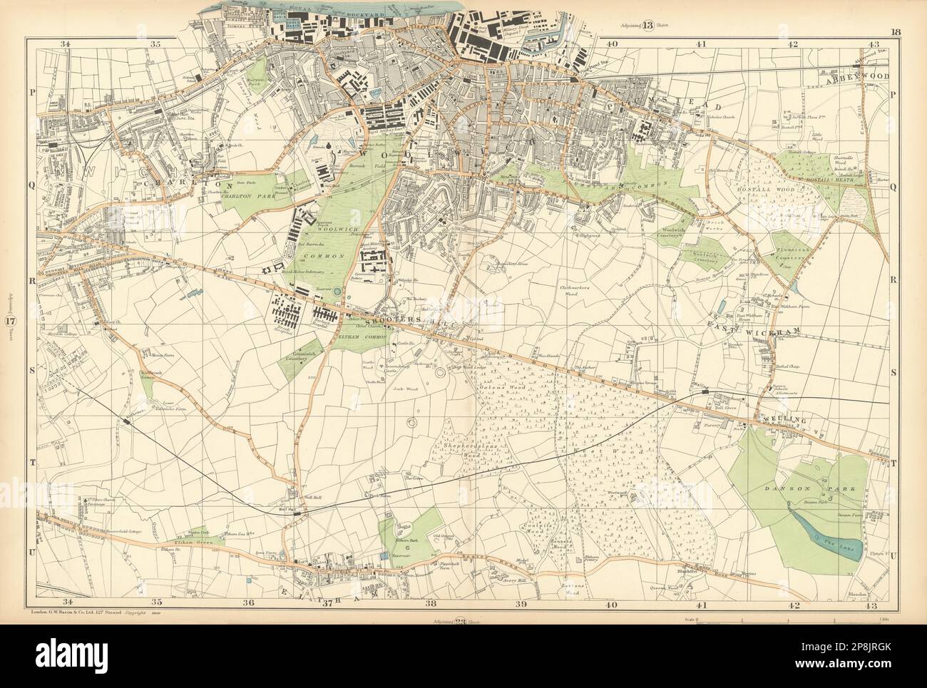 Bexley map hi-res stock photography and images - Alamy