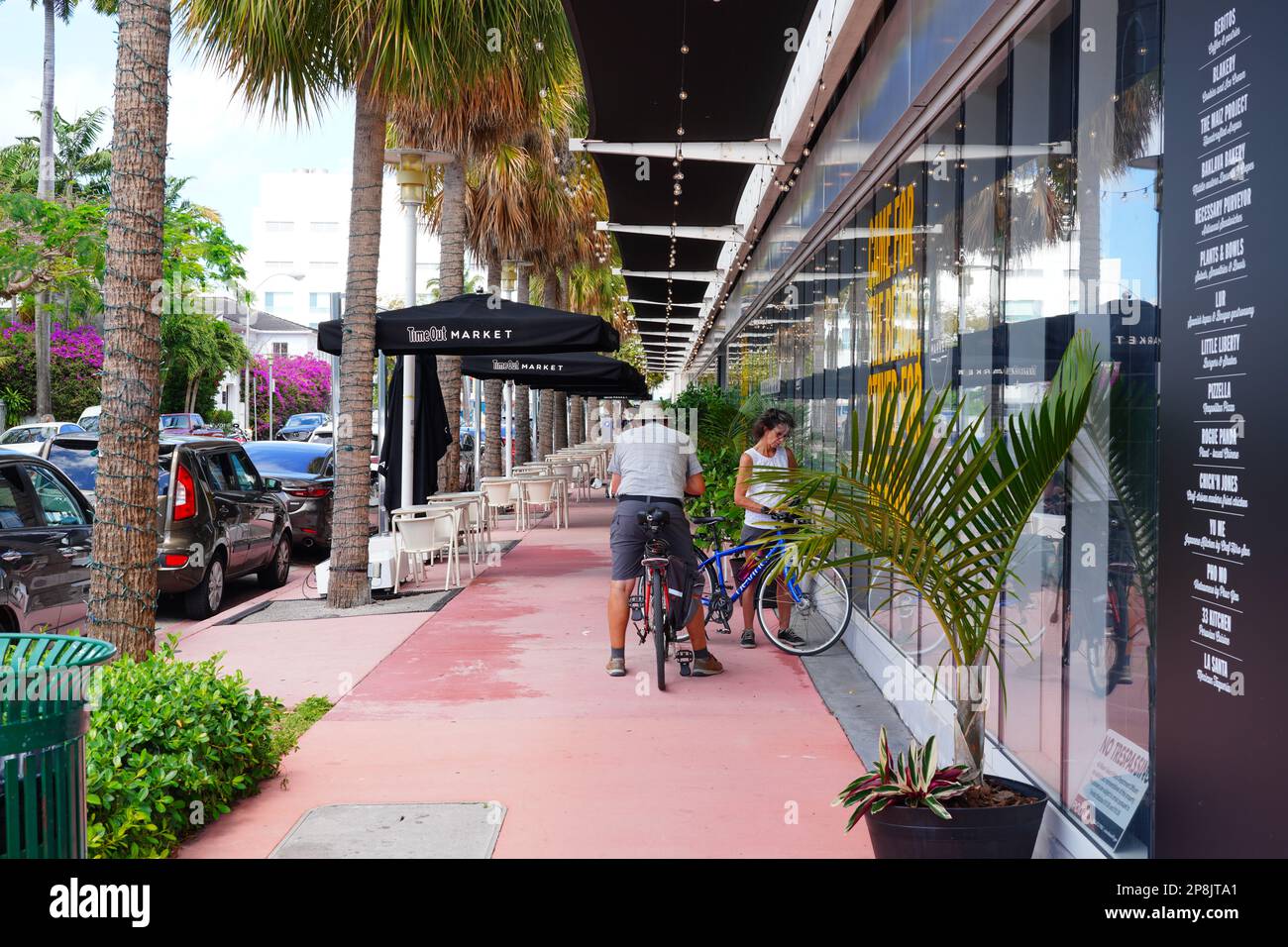 MIAMI BEACH, FL -15 FEB 2023- View of theTime Out Market Miami, an ...