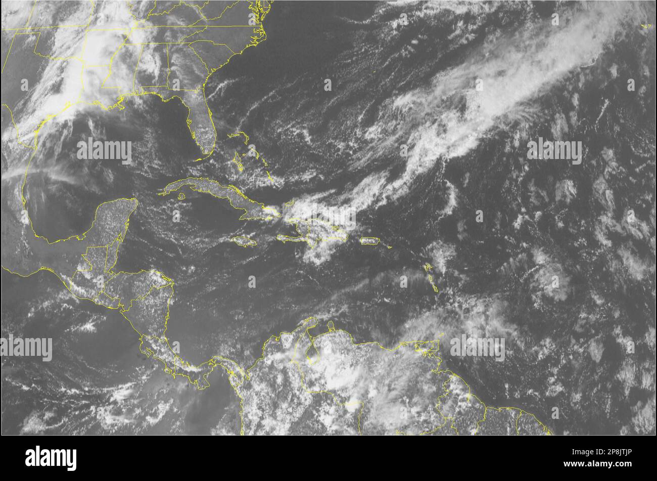 This NOAA satellite image taken Saturday, April 18, 2009 at 12:45 PM ...