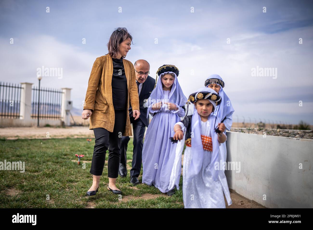 Snuny, Iraq. 09th Mar, 2023. Annalena Baerbock (Bündnis 90/Die Grünen ...