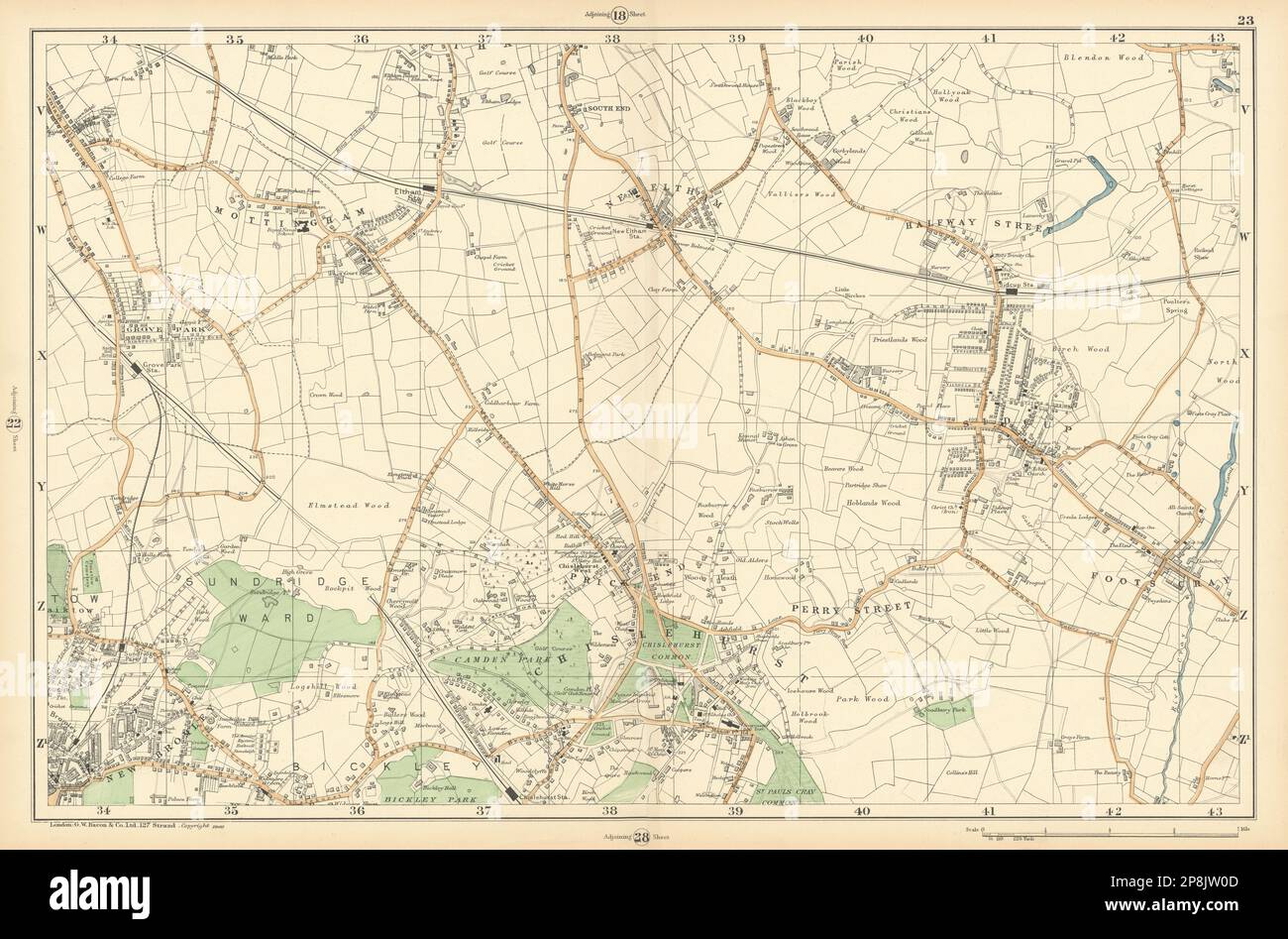 Catford map hi-res stock photography and images - Alamy
