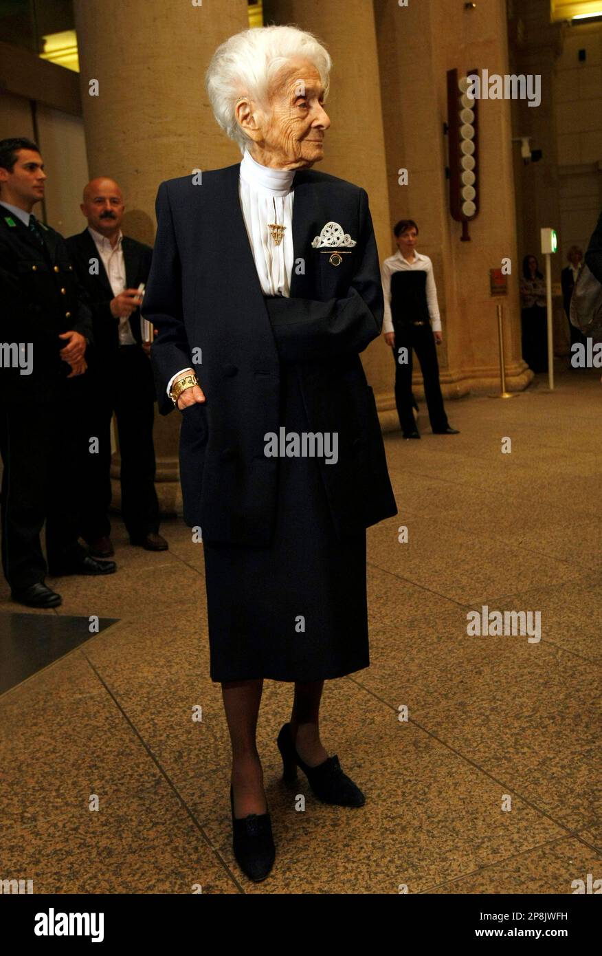 Italian neurologist Rita Levi Montalcini, Nobel Prize for Medicine in ...