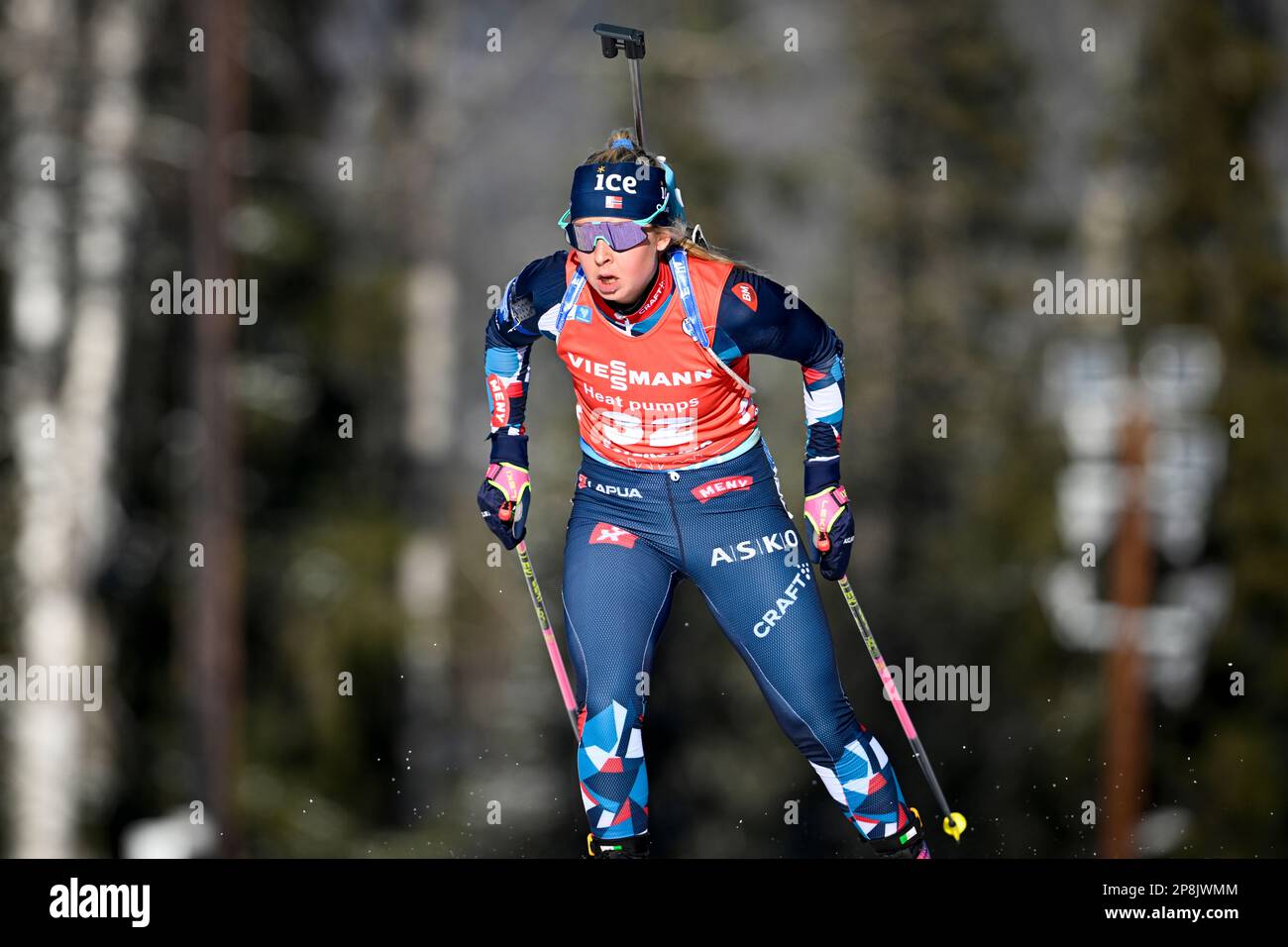 Norway's Ingrid Landmark Tandrevold of competes in the women's 15km ...
