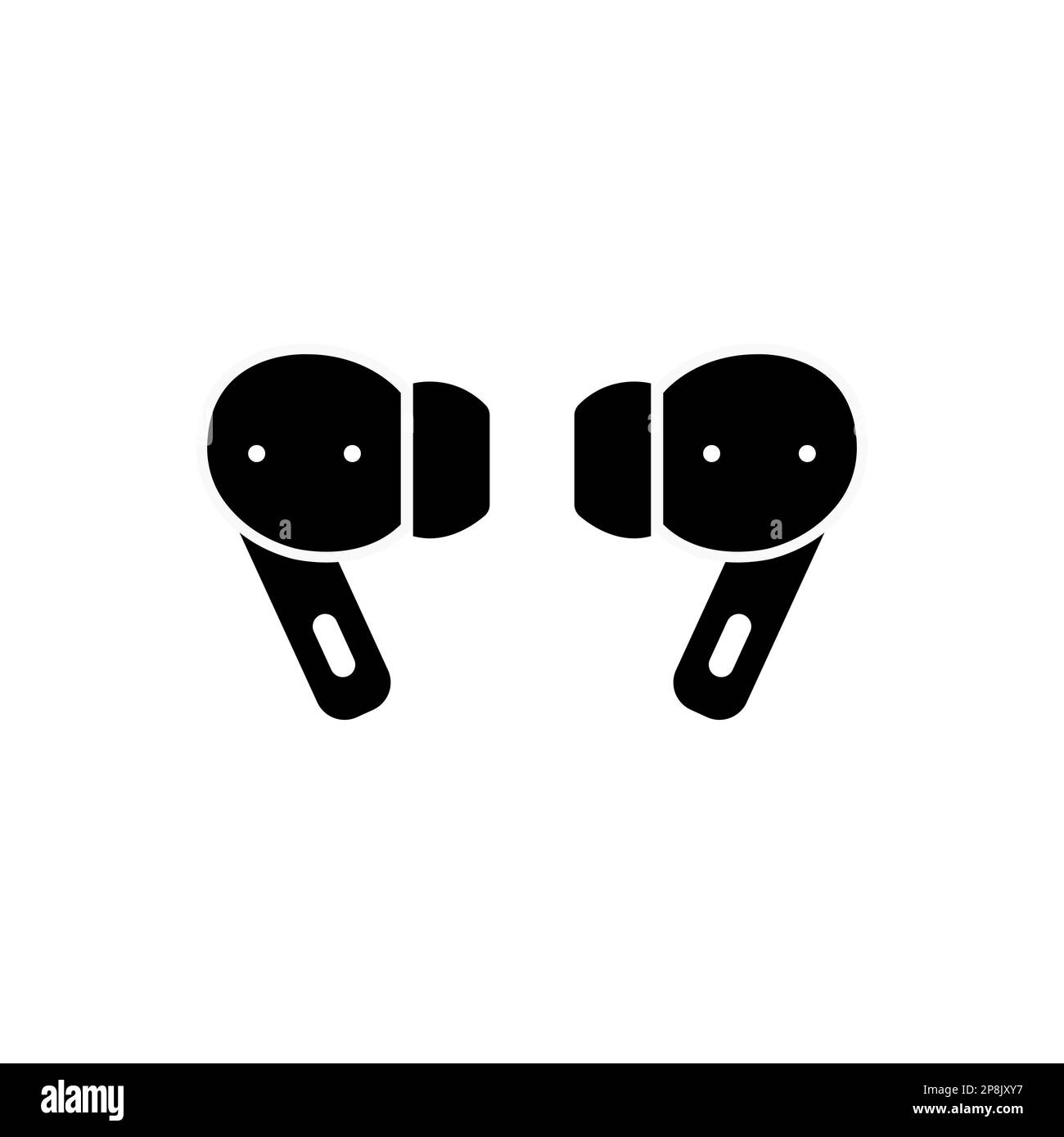 Microphone icon in simple Black and White Stock Photos & Images - Alamy