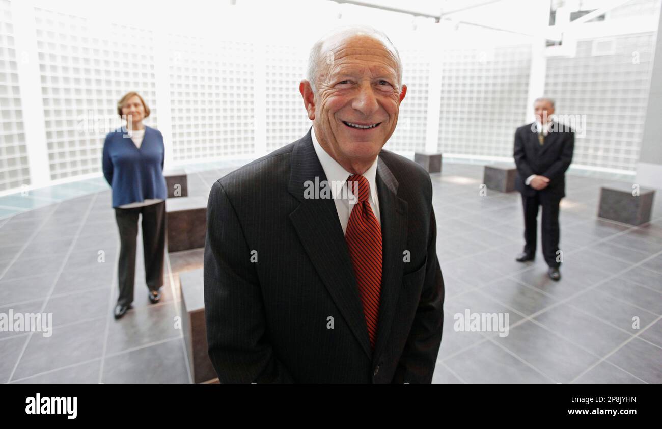 In this photo taken on Monday, April 13, 2009, Holocaust survivors Sam ...