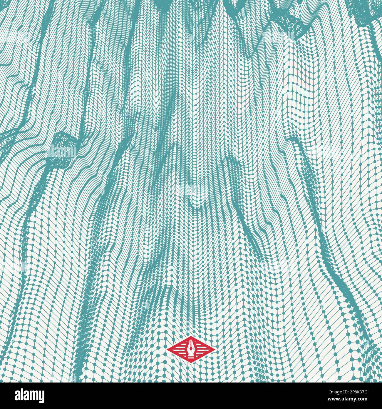 Network Abstract Background. 3d Technology Vector Illustration Stock ...