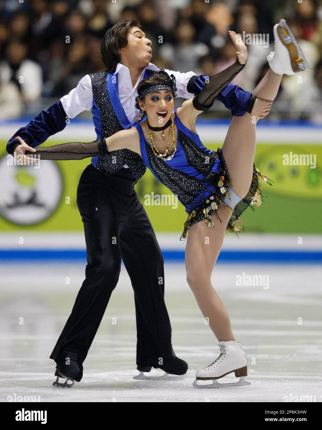 Japan's Cathy Reed and Chris Reed perform during original dance of the ...