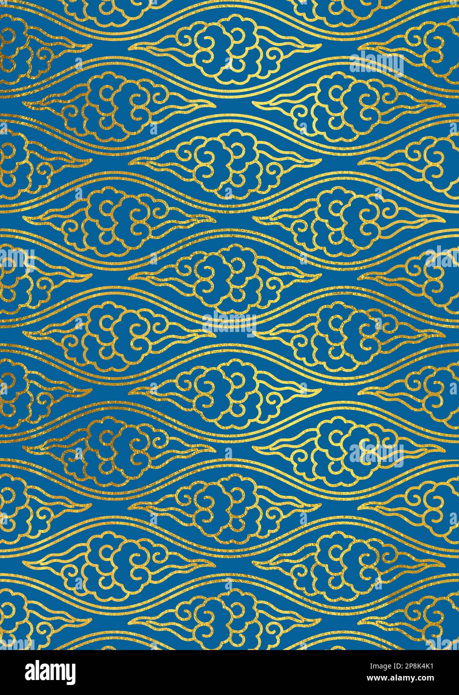 Asian Deco Art Deco Pattern background Stock Photo - Alamy