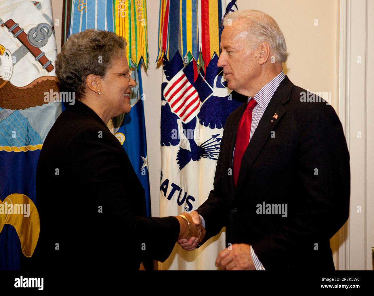 Vice President Joe Biden meets with Haitian Prime Minister Michele ...