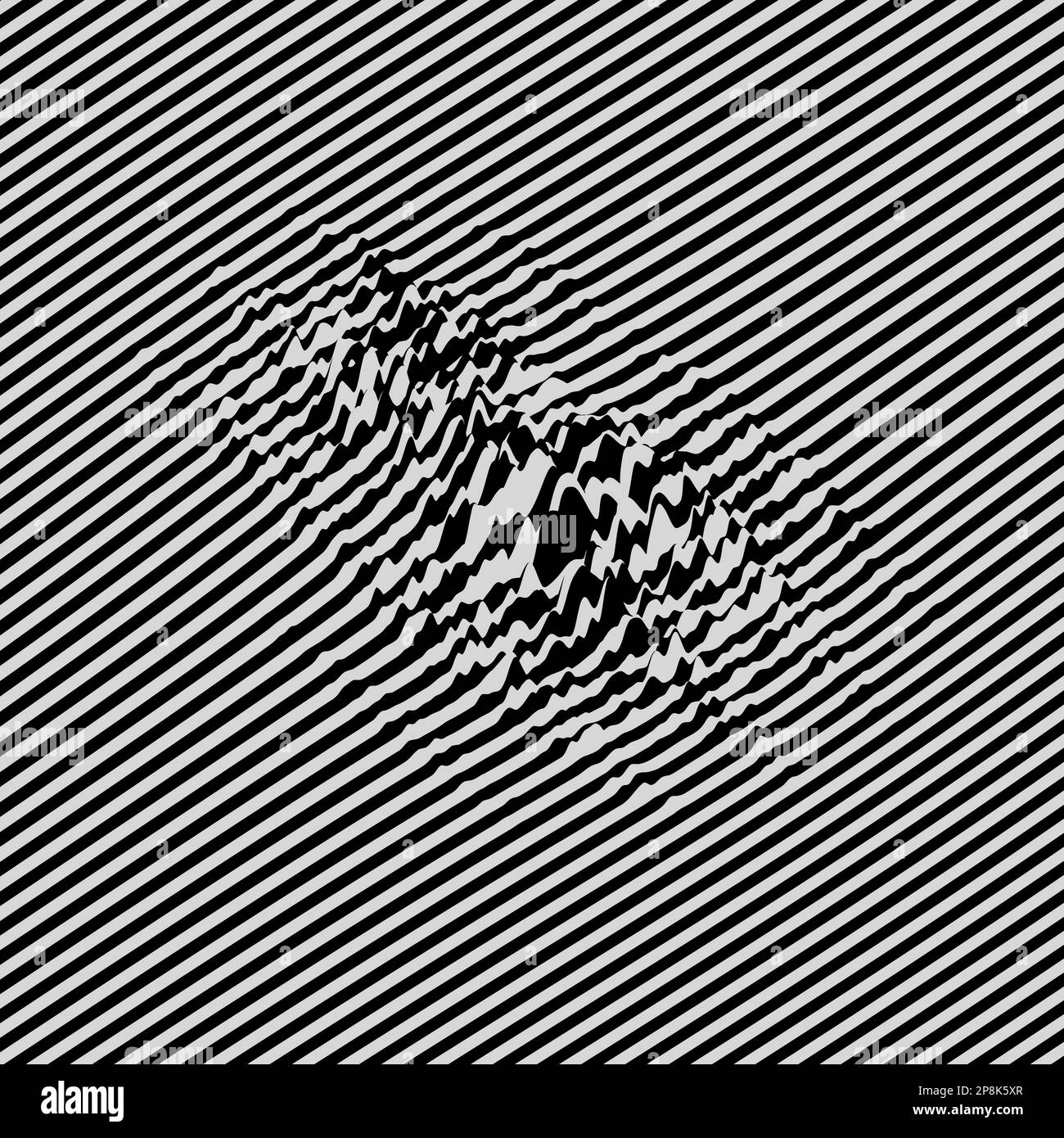 Glitch abstract background. Distortion effect, bug and error. Black and ...