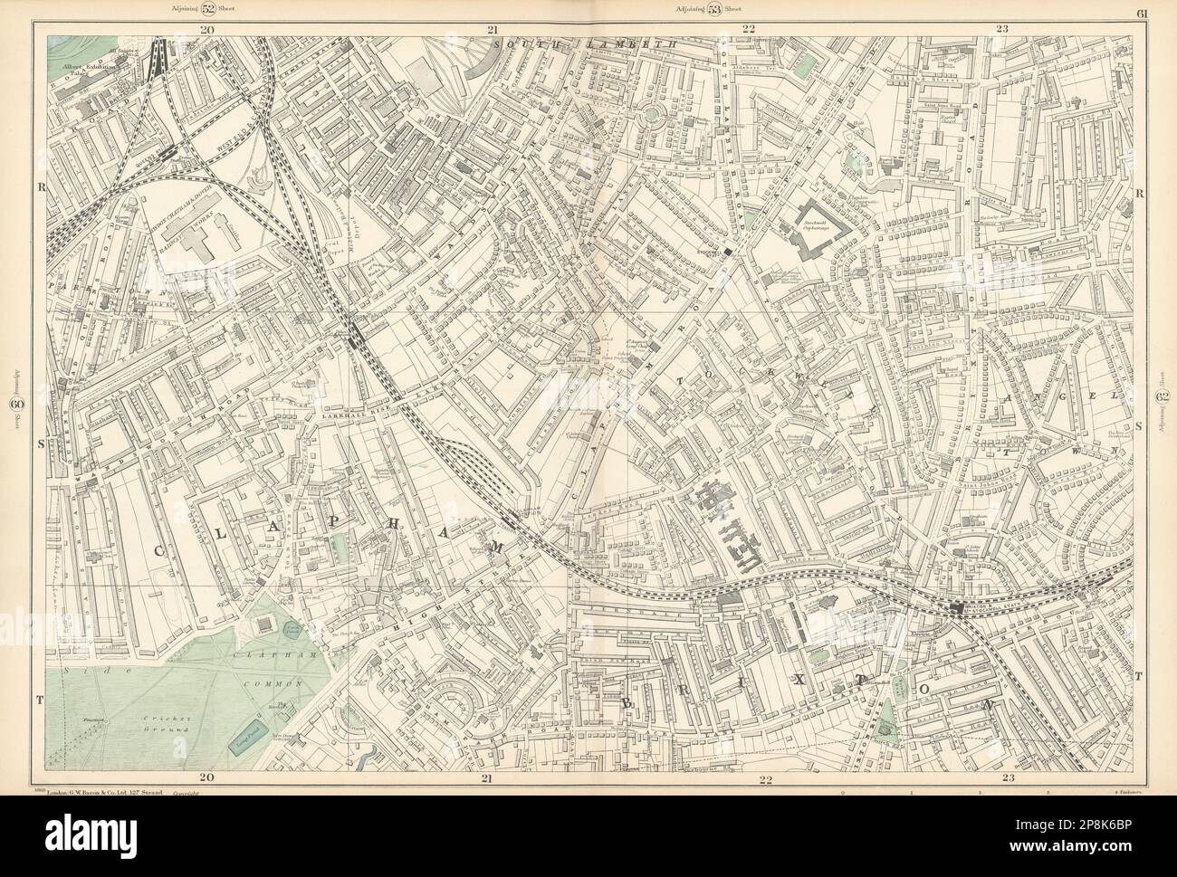 CLAPHAM Common/North Brixton Lambeth Stockwell Battersea Wandsworth ...