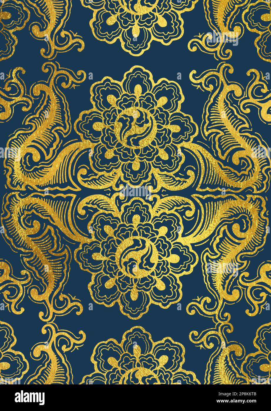 Asian Deco Art Deco Pattern background Stock Photo - Alamy