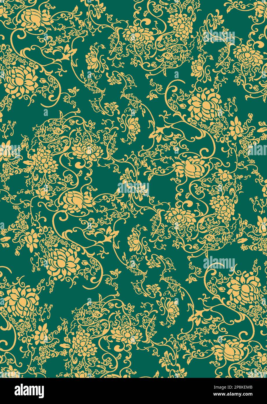 Asian Deco Art Deco Pattern background Stock Photo - Alamy