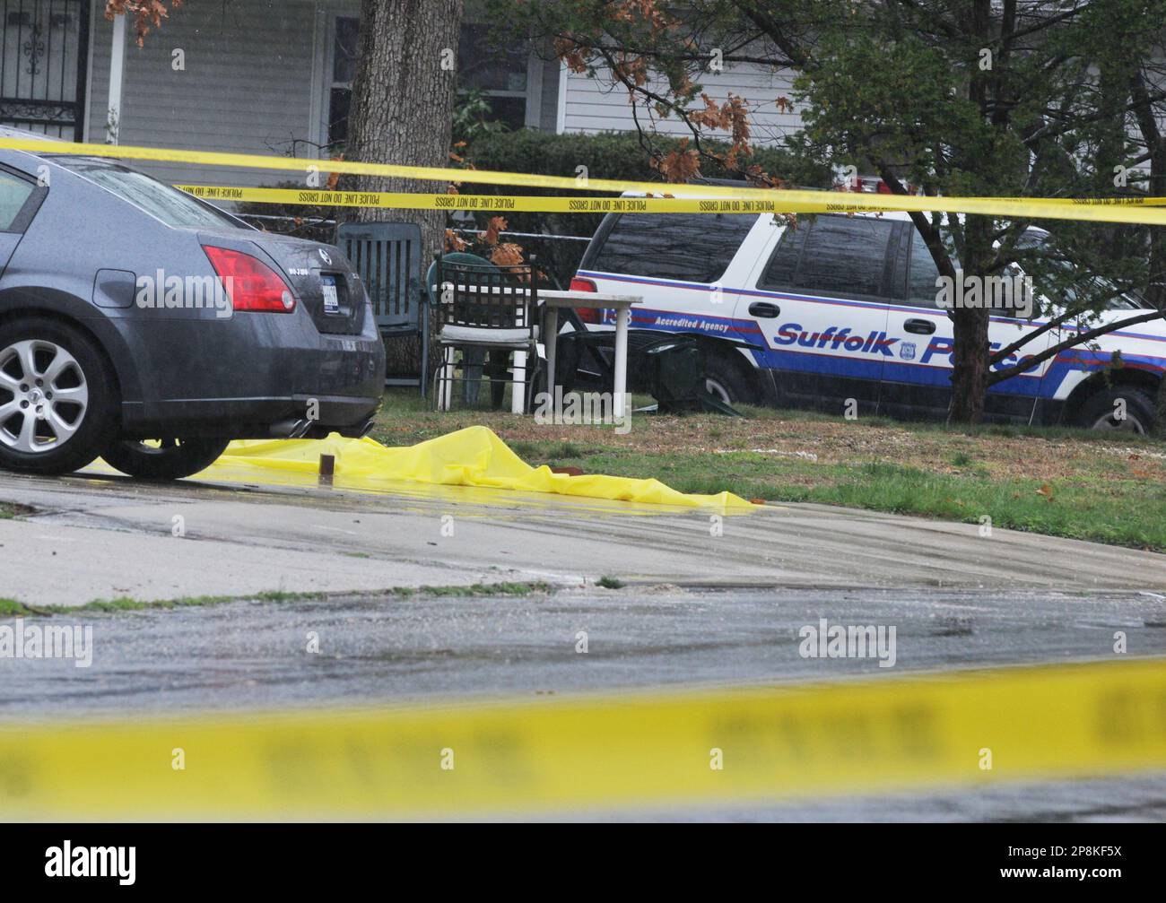 The body of retired New York City police officer Cecil Ramsay lies ...