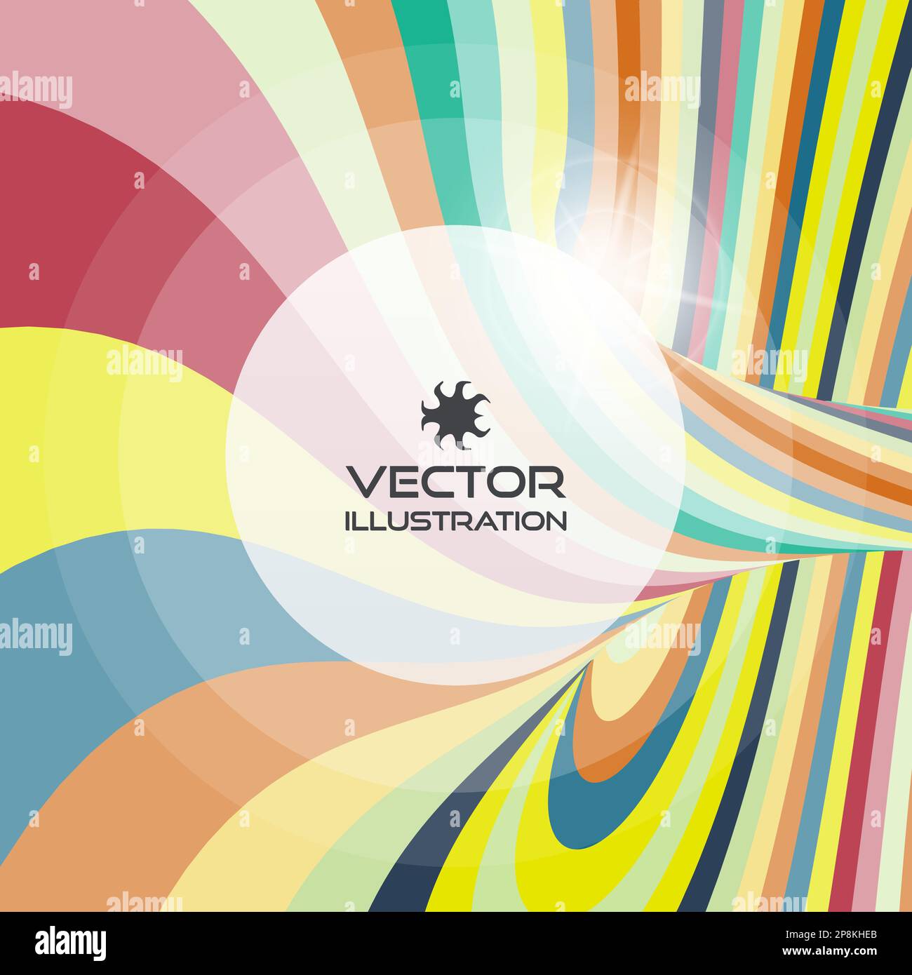 Abstract swirl background. Vector illustration with place for text ...