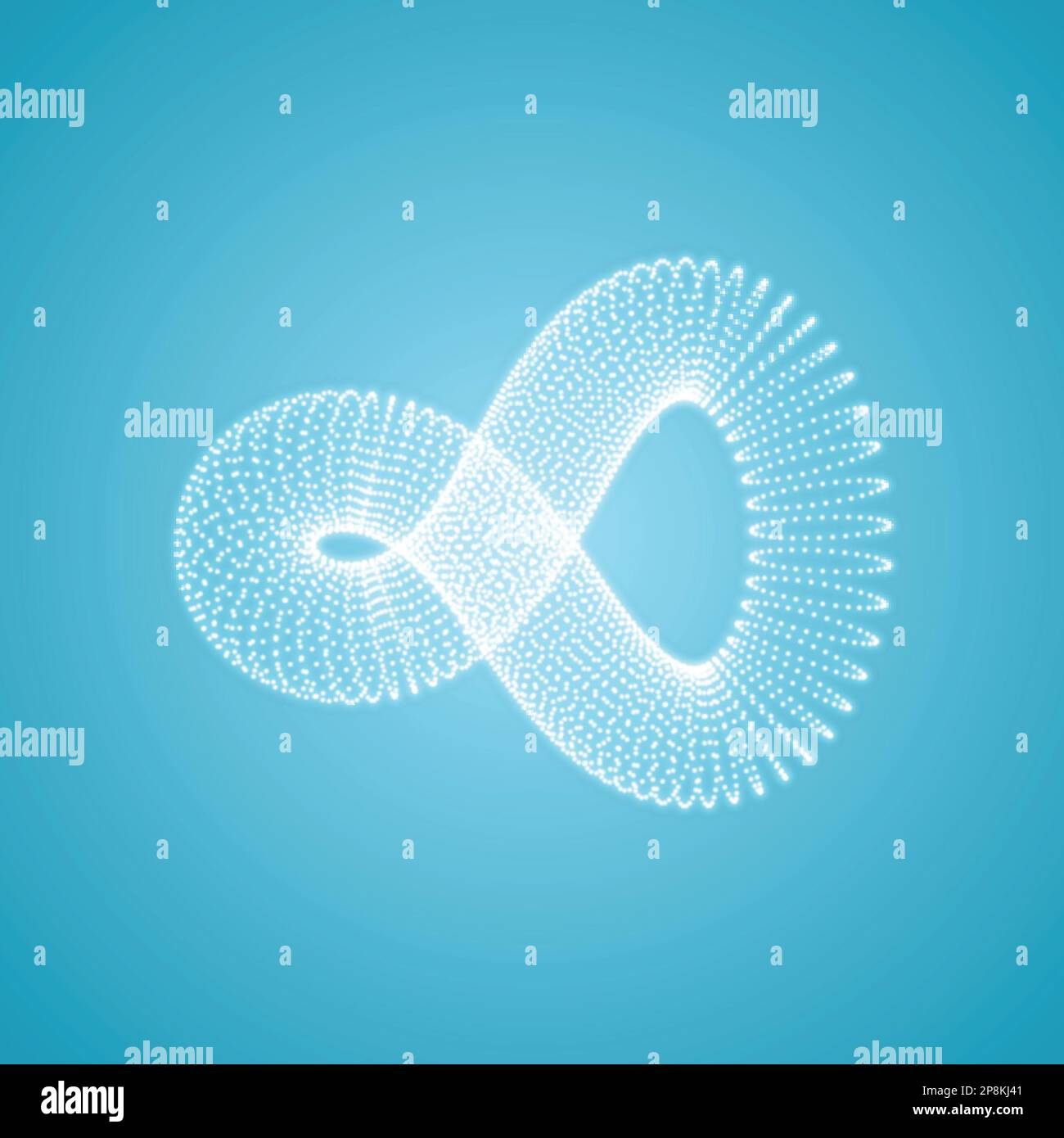 Abstract 3d Connection Structure Geometric Shape For Design Molecular