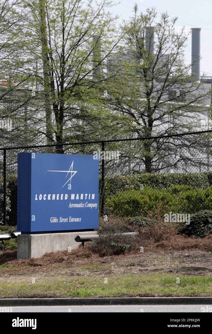 The massive Lockheed Martin plant in Marietta, Ga. is seen is a ...