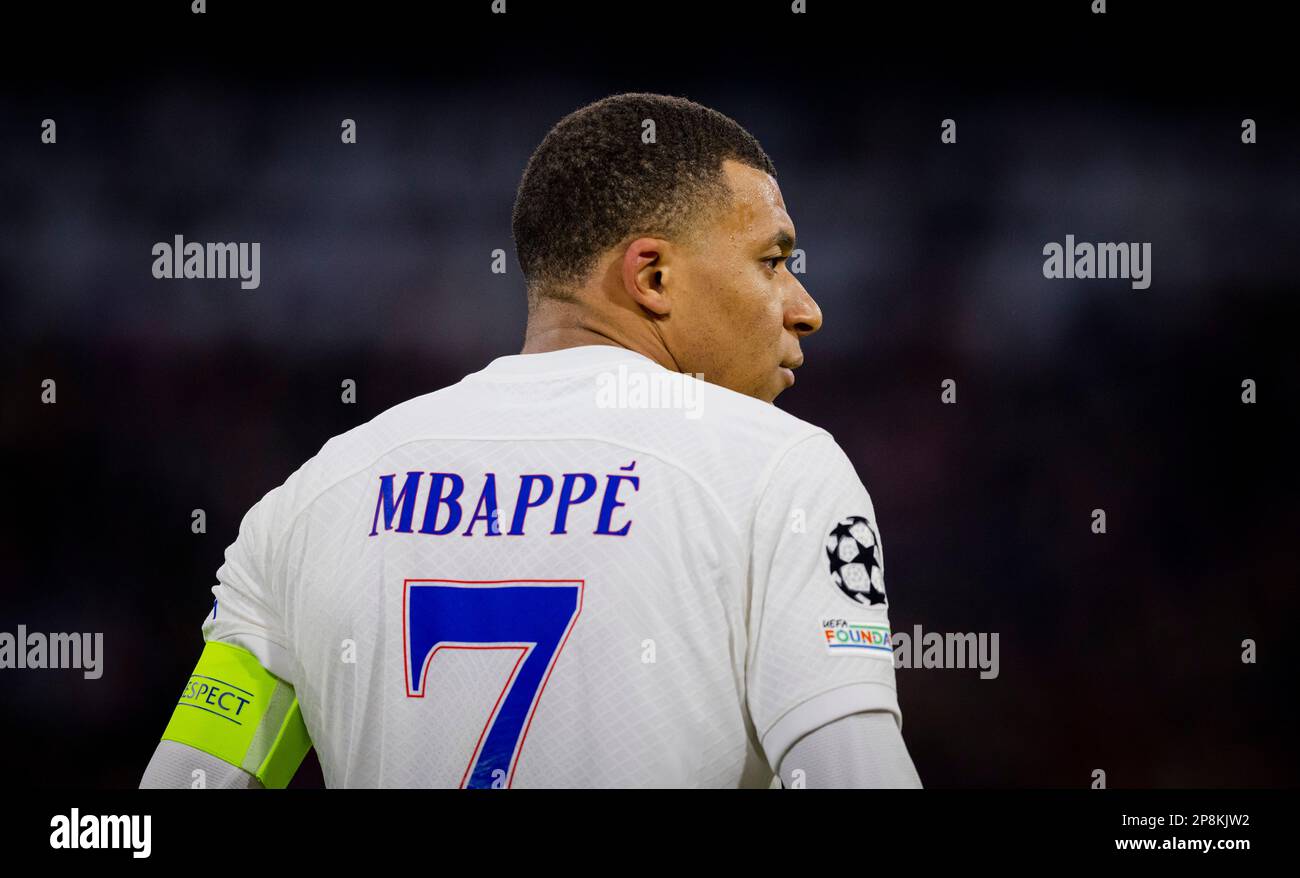 Munic, Germany. 8th Mar, 2023. Kylian Mbappe (PSG) Bayern Munic - Paris ...
