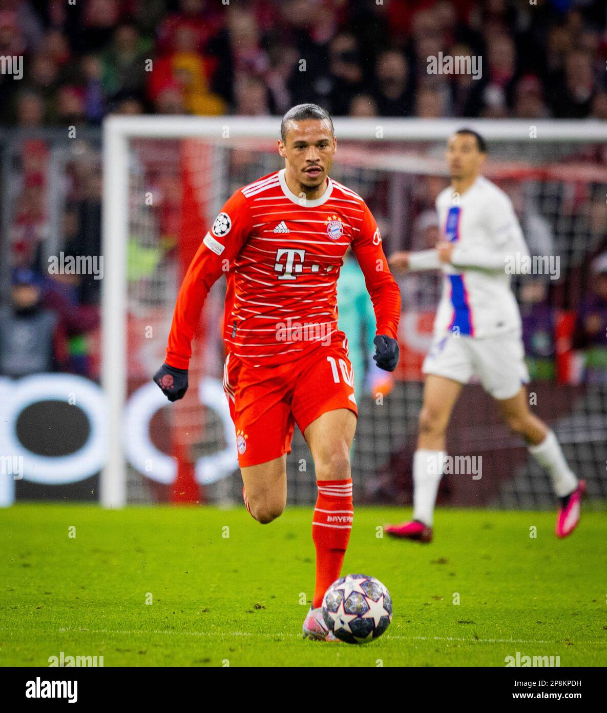 Munic, Germany. 8th Mar, 2023. Leroy Sane (Muenchen) Bayern Munic ...
