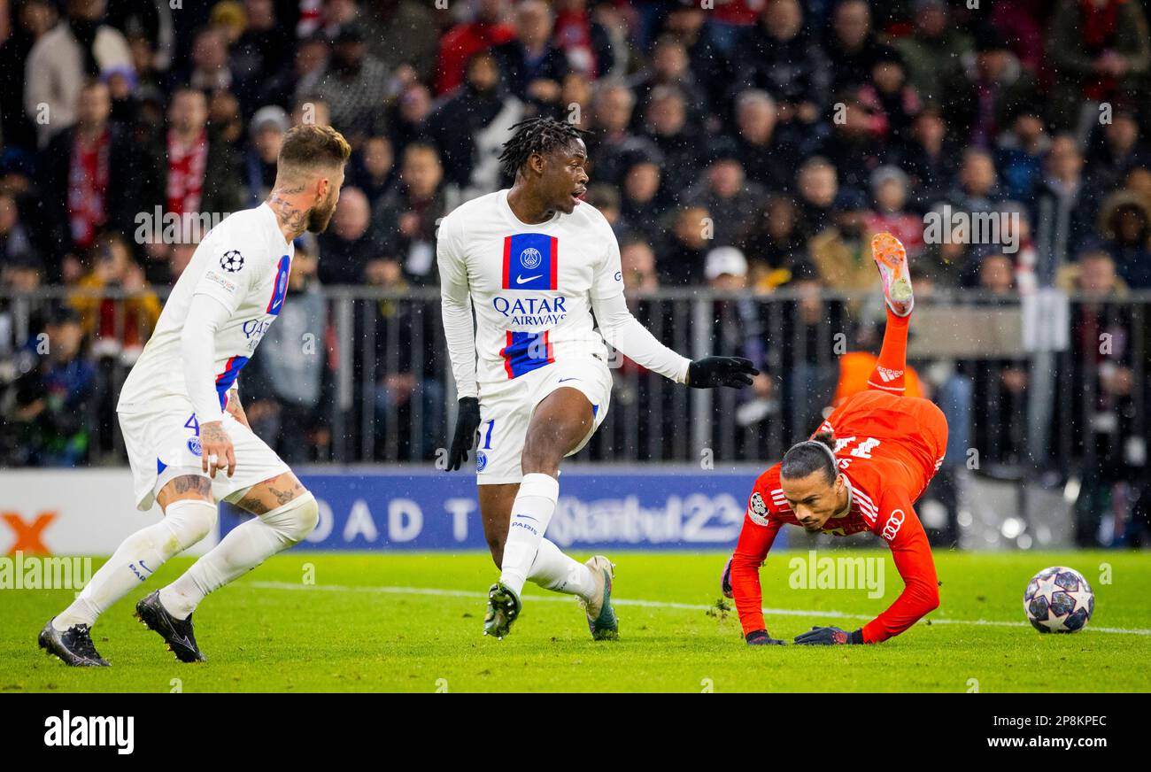Munic, Germany. 8th Mar, 2023. Sergio Ramos (PSG), El Chadaille ...