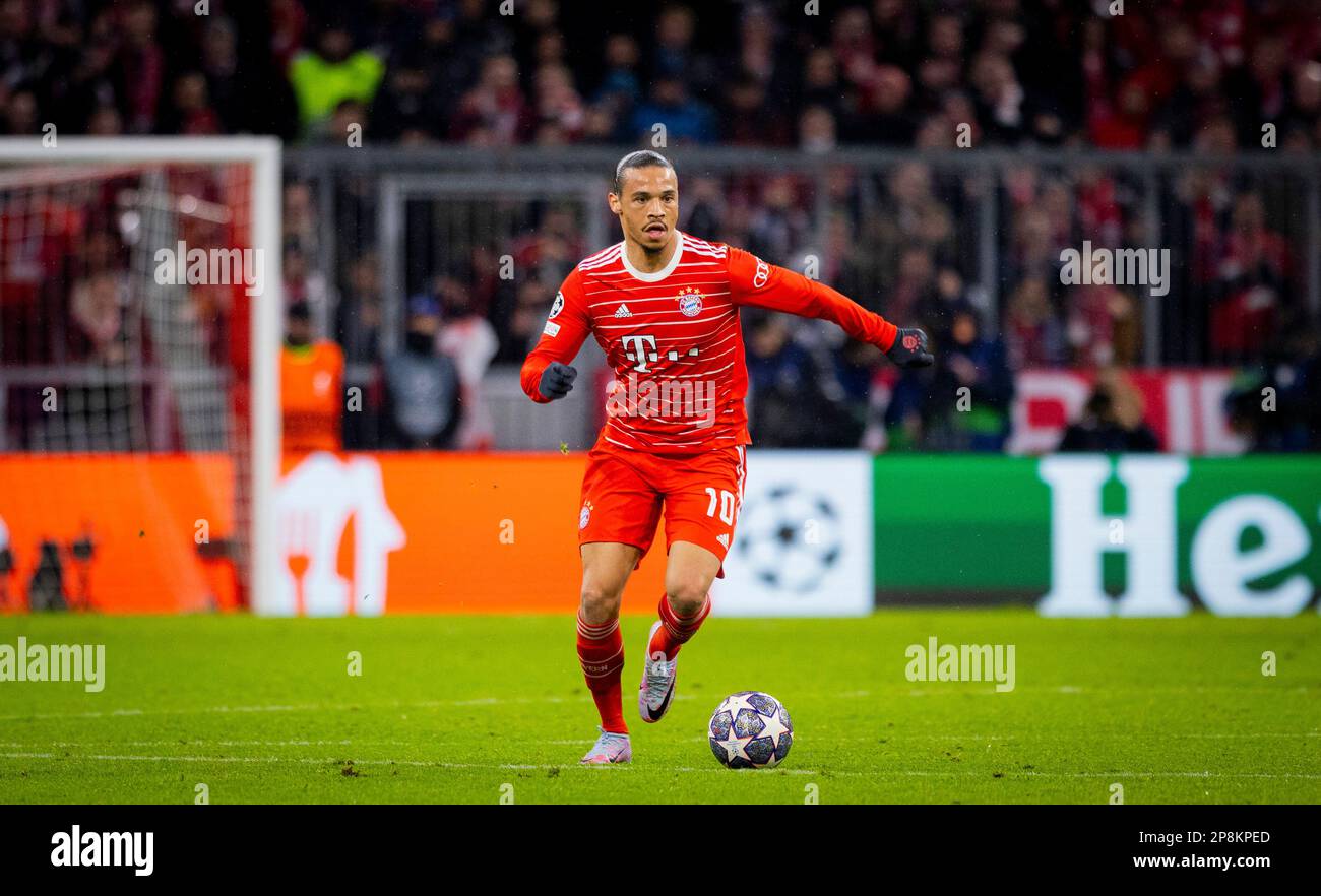 Munic, Germany. 8th Mar, 2023. Leroy Sane (Muenchen) Bayern Munic ...