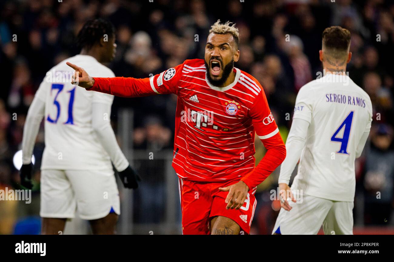 Munic, Germany. 8th Mar, 2023. Torjubel: Eric Maxim Choupo-Moting ...