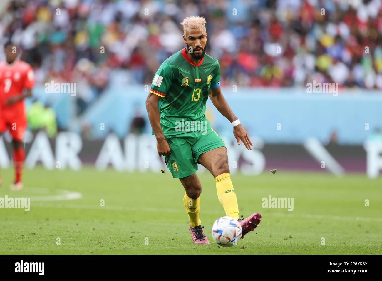 Eric Maxim Choupo-Moting of Cameroon in action during the FIFA World ...