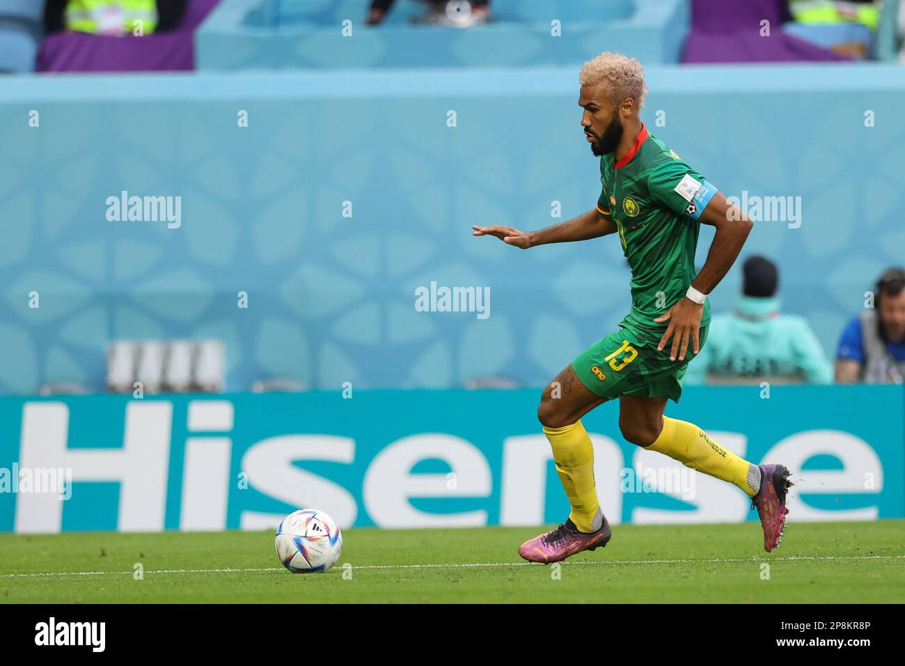 Eric Maxim Choupo-Moting of Cameroon in action during the FIFA World ...