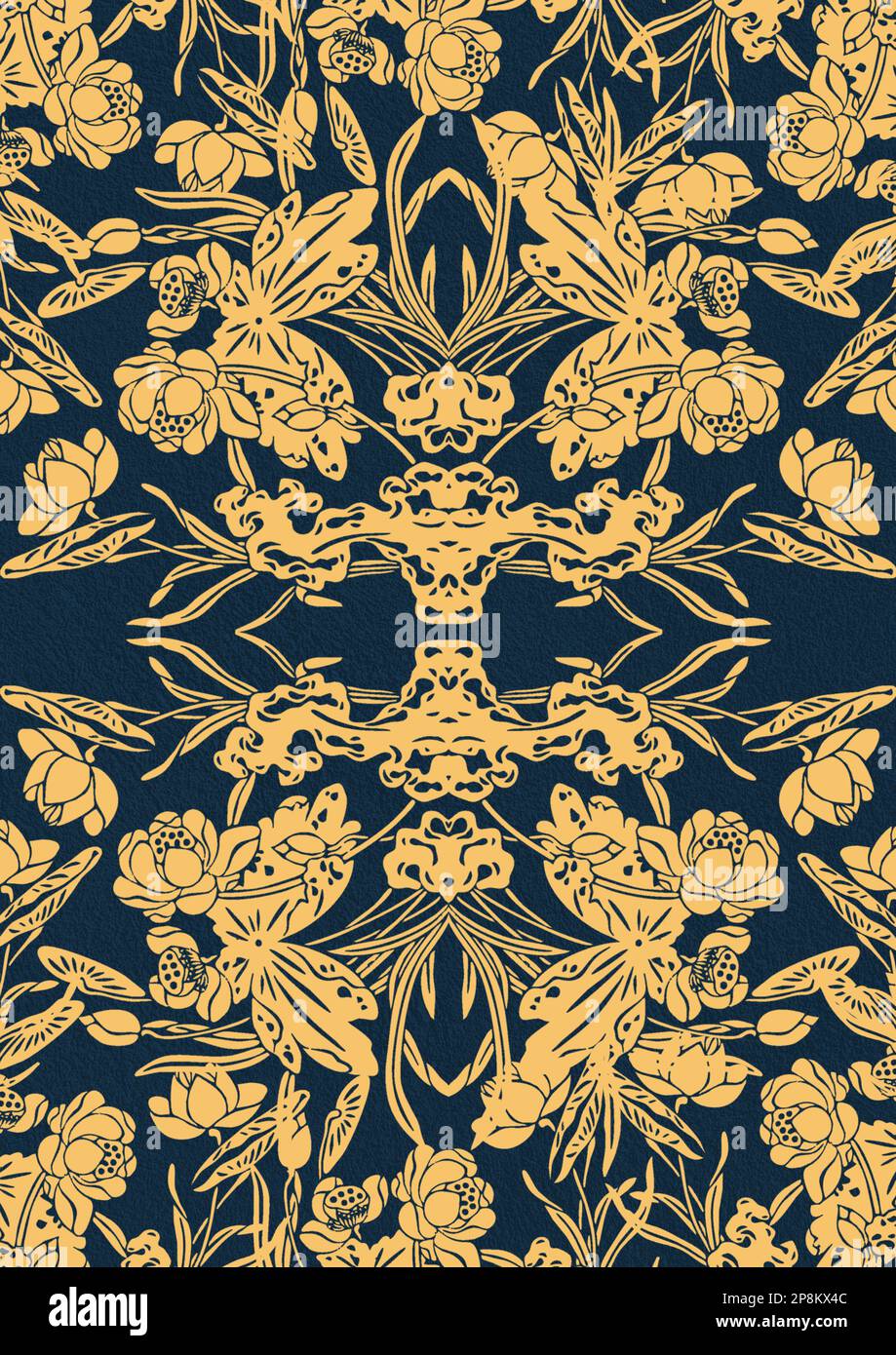 Asian Deco Art Deco Pattern background Stock Photo - Alamy