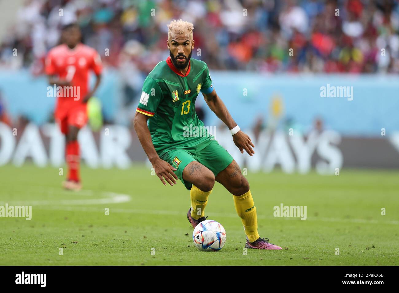 Al Wakrah, Qatar. 24th Nov, 2022. Eric Maxim Choupo-Moting of Cameroon ...