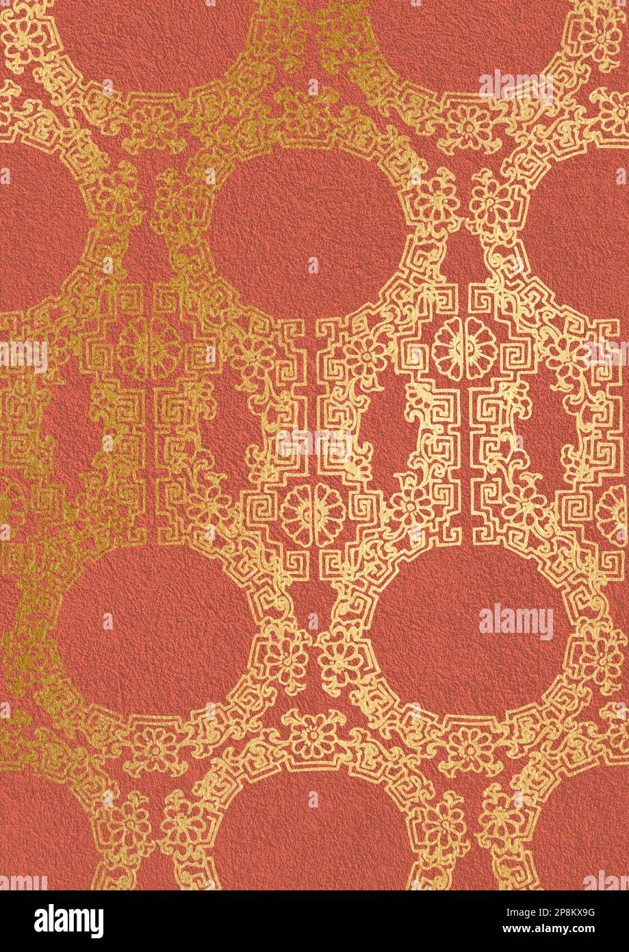 Asian Deco Art Deco Pattern background Stock Photo - Alamy