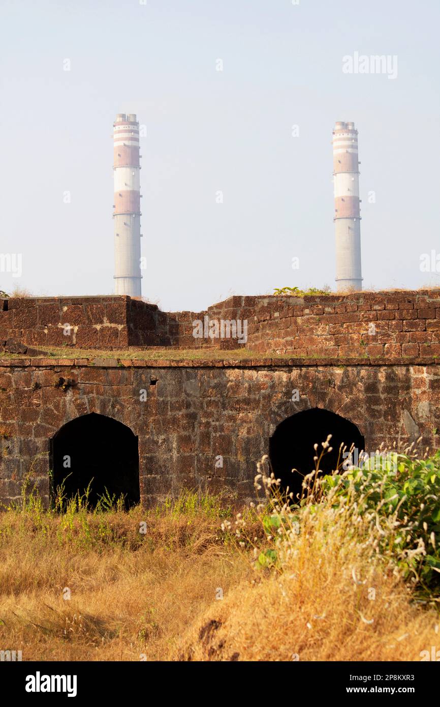 Jaigad Fort a coastal fort at peninsula in Ratnagiri District close to ...