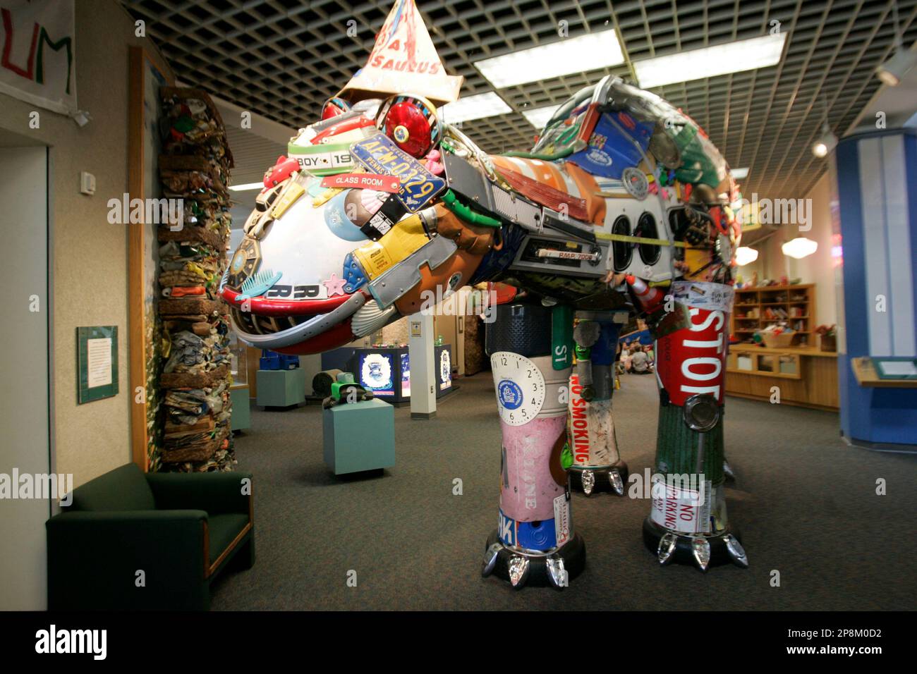 At The Garbage Museum in Stratford, Conn. the first thing a visitor ...