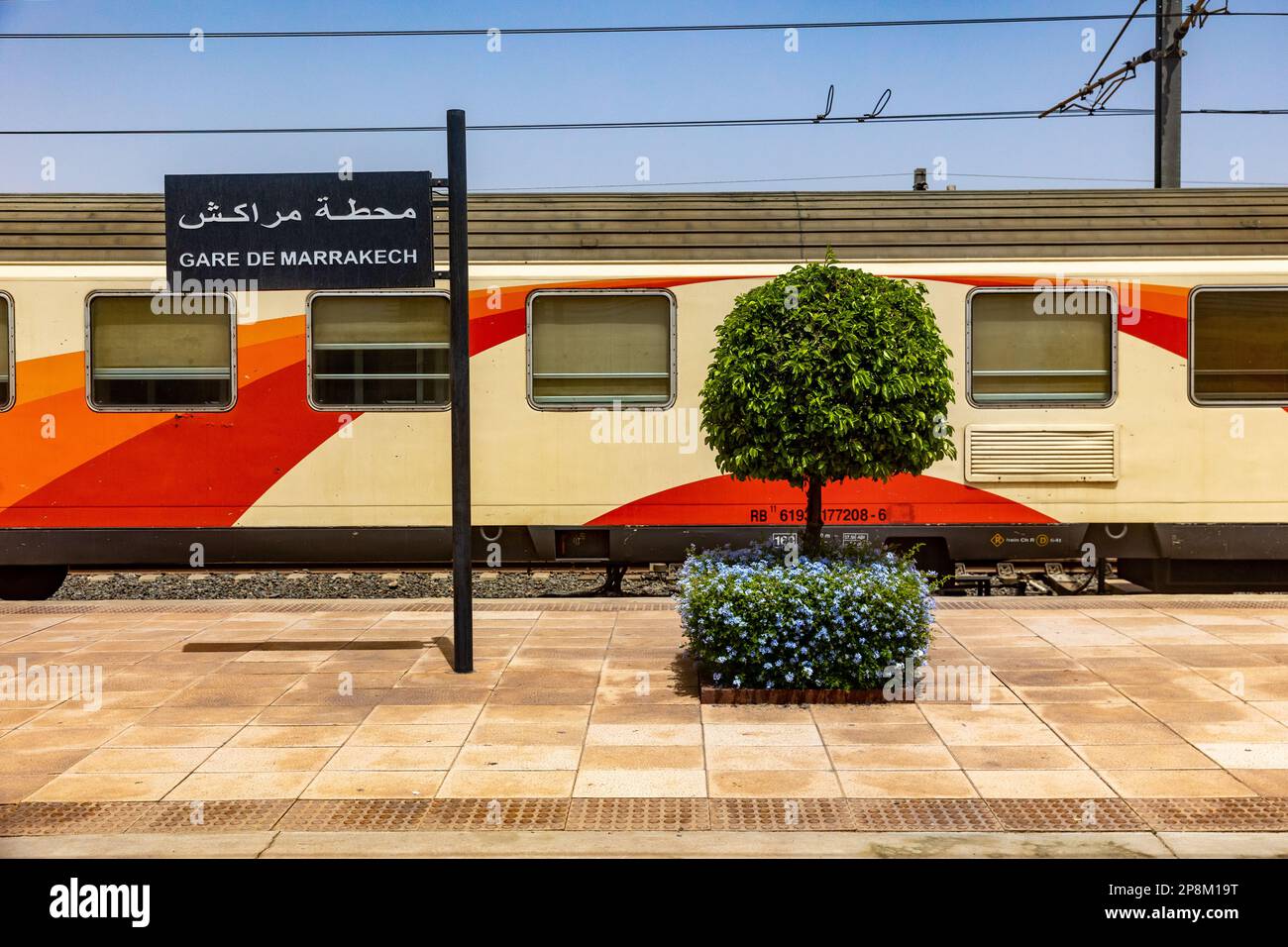 Train station in Marrakech Stock Photo - Alamy
