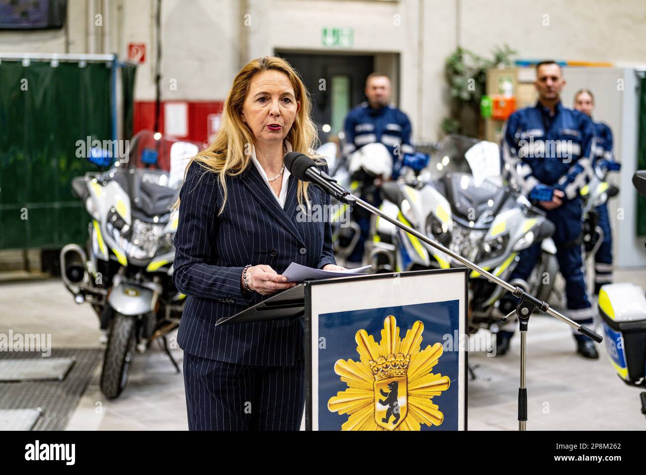Berlin, Germany. 09th Mar, 2023. Barbara Slowik, Berlin police chief ...