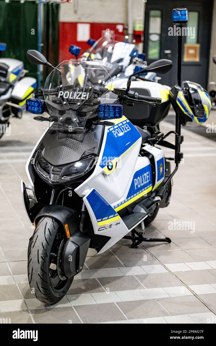 Berlin, Germany. 09th Mar, 2023. New BMW CE 04 electric two-wheelers ...