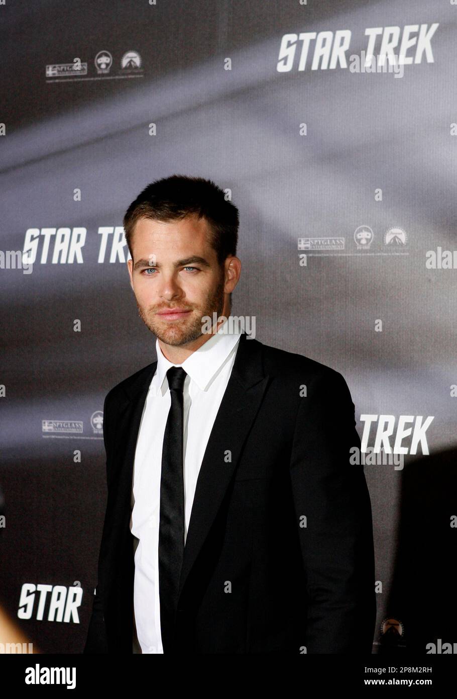 Actor Chris Pine poses for photographers at the world premier of the ...