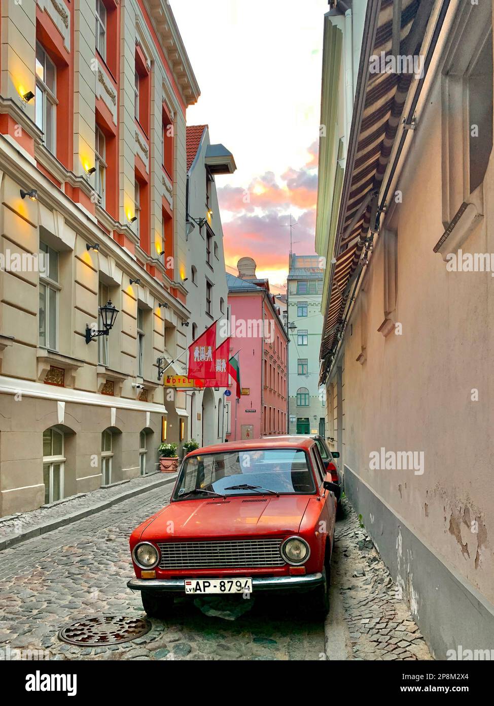 Car parking riga hi-res stock photography and images - Alamy