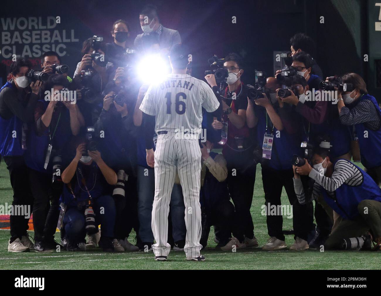 Japanese Shohei Ohtani celebrates after winning the World Baseball ...