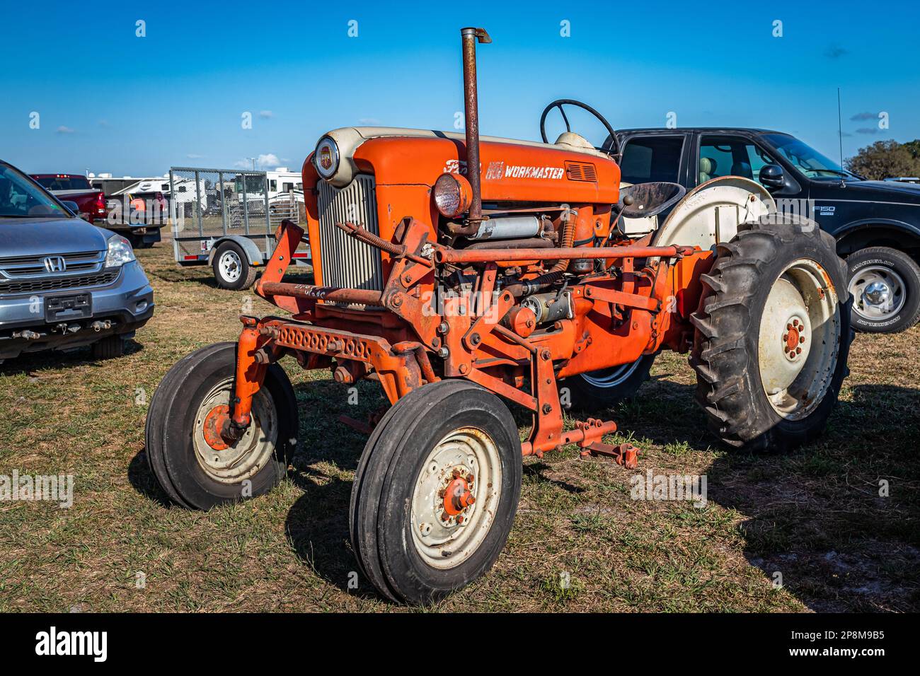 Fort Meade, FL - February 26, 2022: High perspective front corner view ...